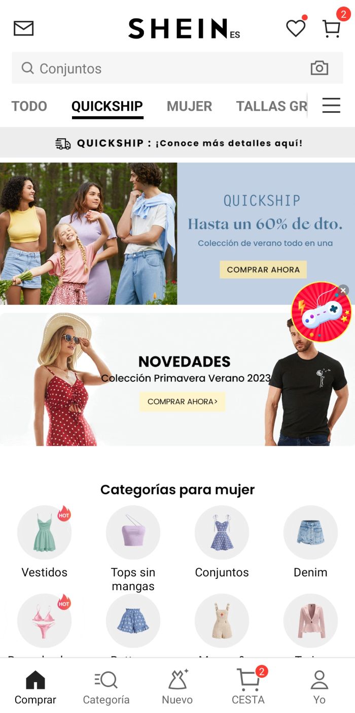 Quickship de Shein: Qué significa, donde encontrarlo y ventajas
